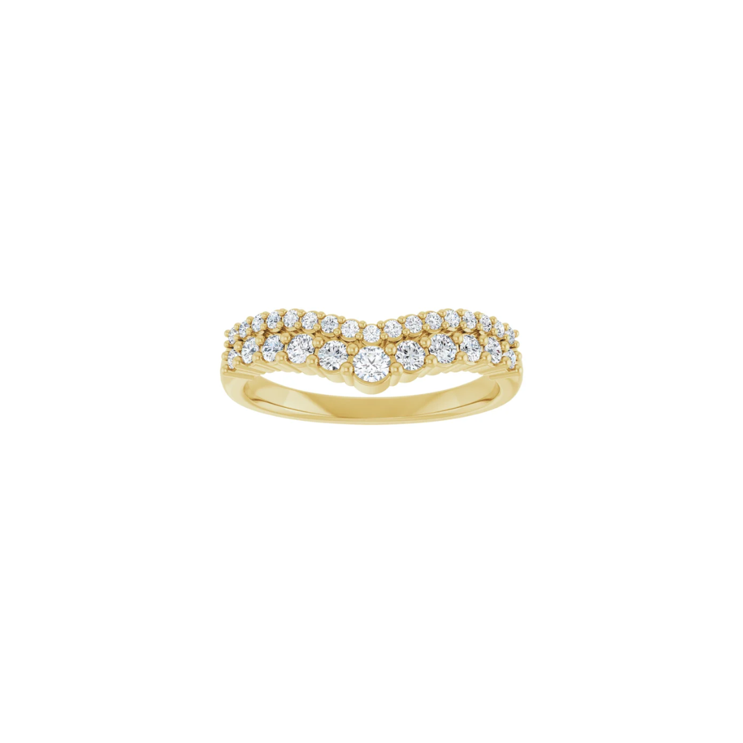 Double Diamond Tracer Band – Olea Fine Jewelry