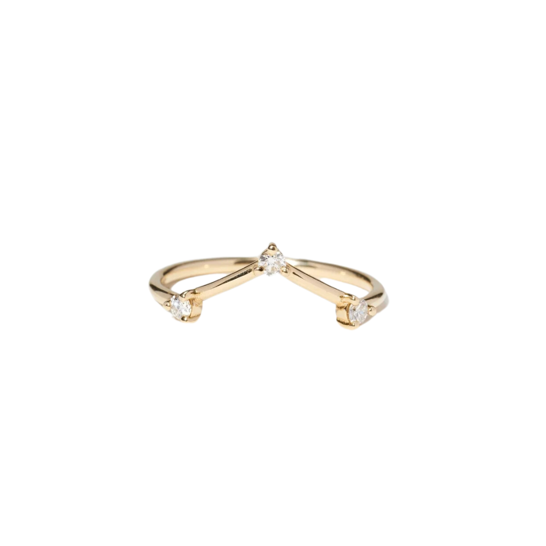 Three-Step Triangle Ring – Olea Fine Jewelry